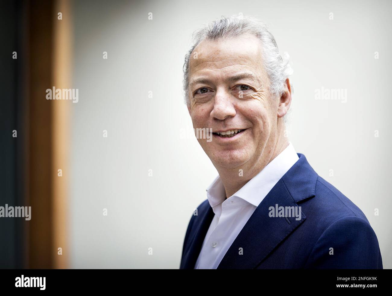 PARIS - Erik Swelheim, CFO KLM during the explanation of the annual ...