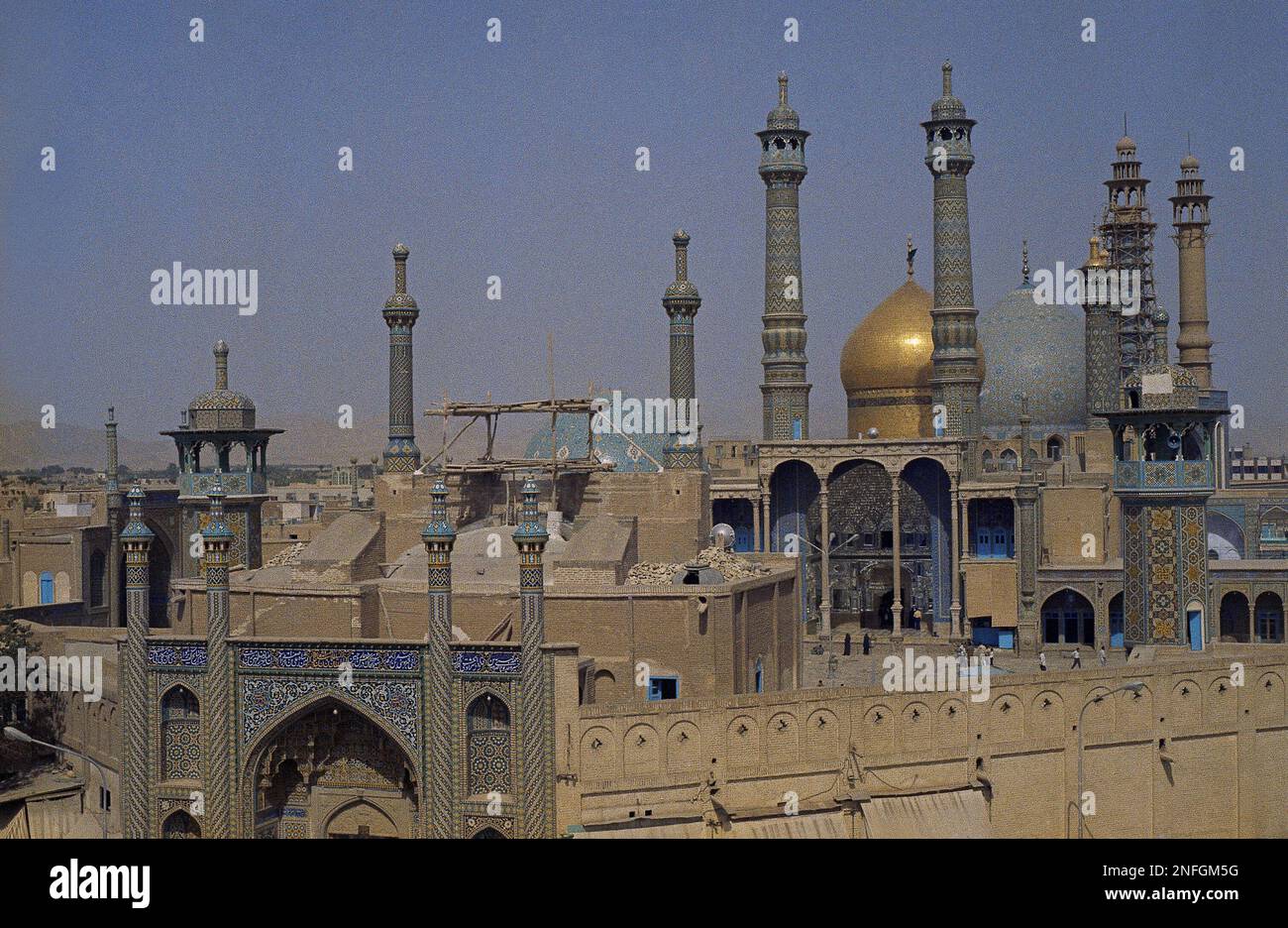 Shrine of Fatimah, the Immaculate in Quom, one of the holy cities in ...