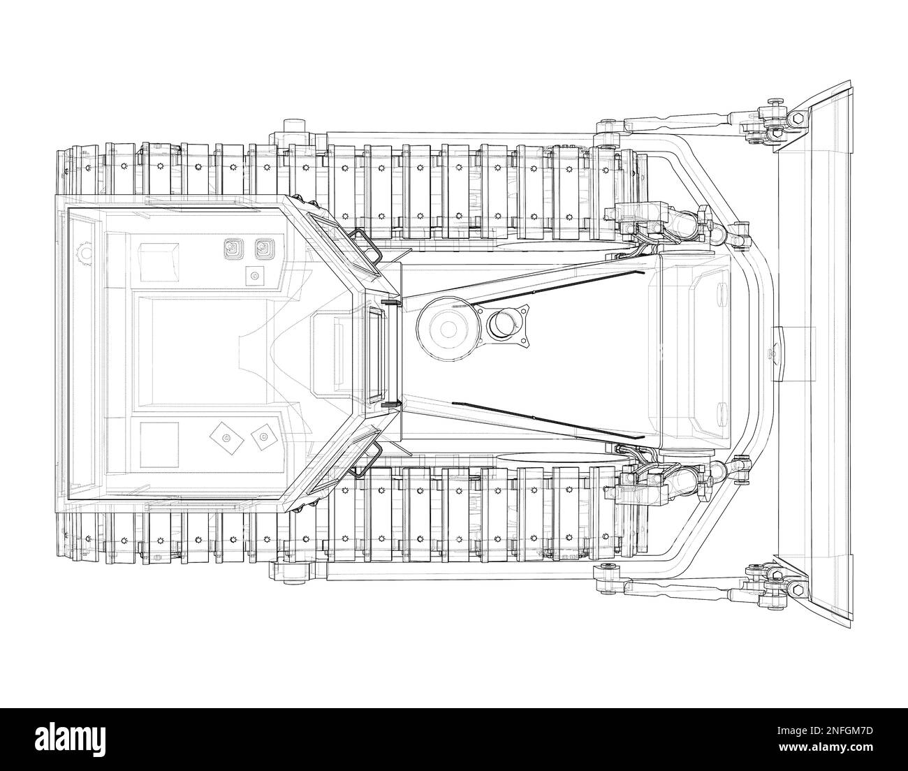 Earth mover, bulldozer Stock Photo - Alamy
