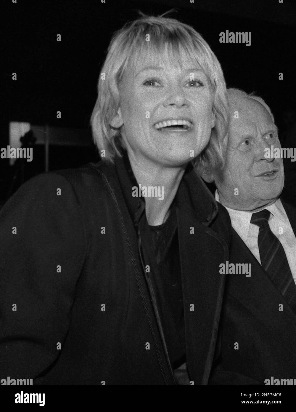 Danish singer - actress Gitte Haenning, flashes a big smile during the ...