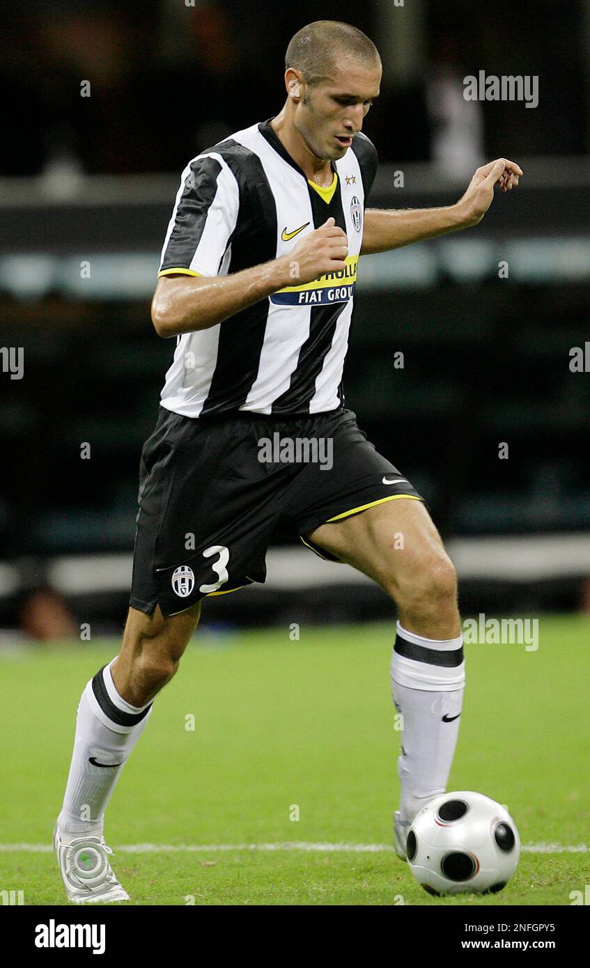 Juventus defender Giorgio Chiellini during the Luigi Berlusconi trophy ...