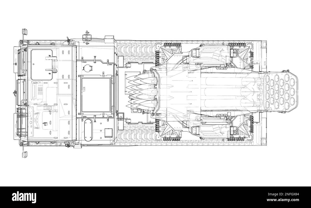 Military track missle system Stock Photo - Alamy