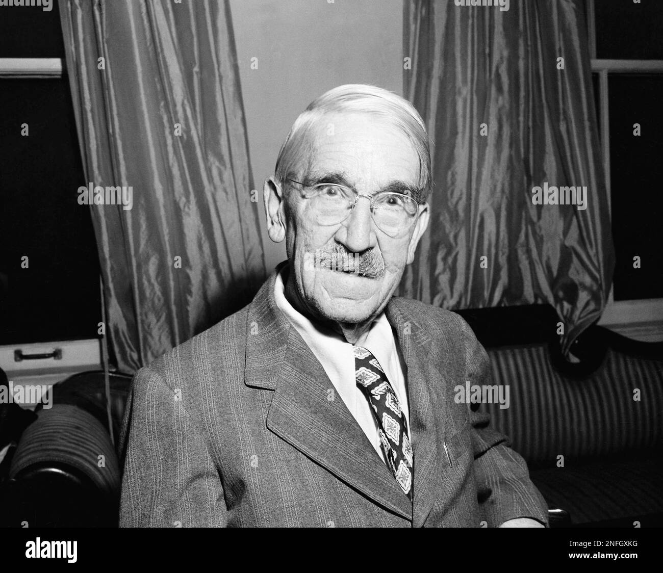 Philosopher and educator John Dewey is shown in New York, Oct. 7, 1949 ...