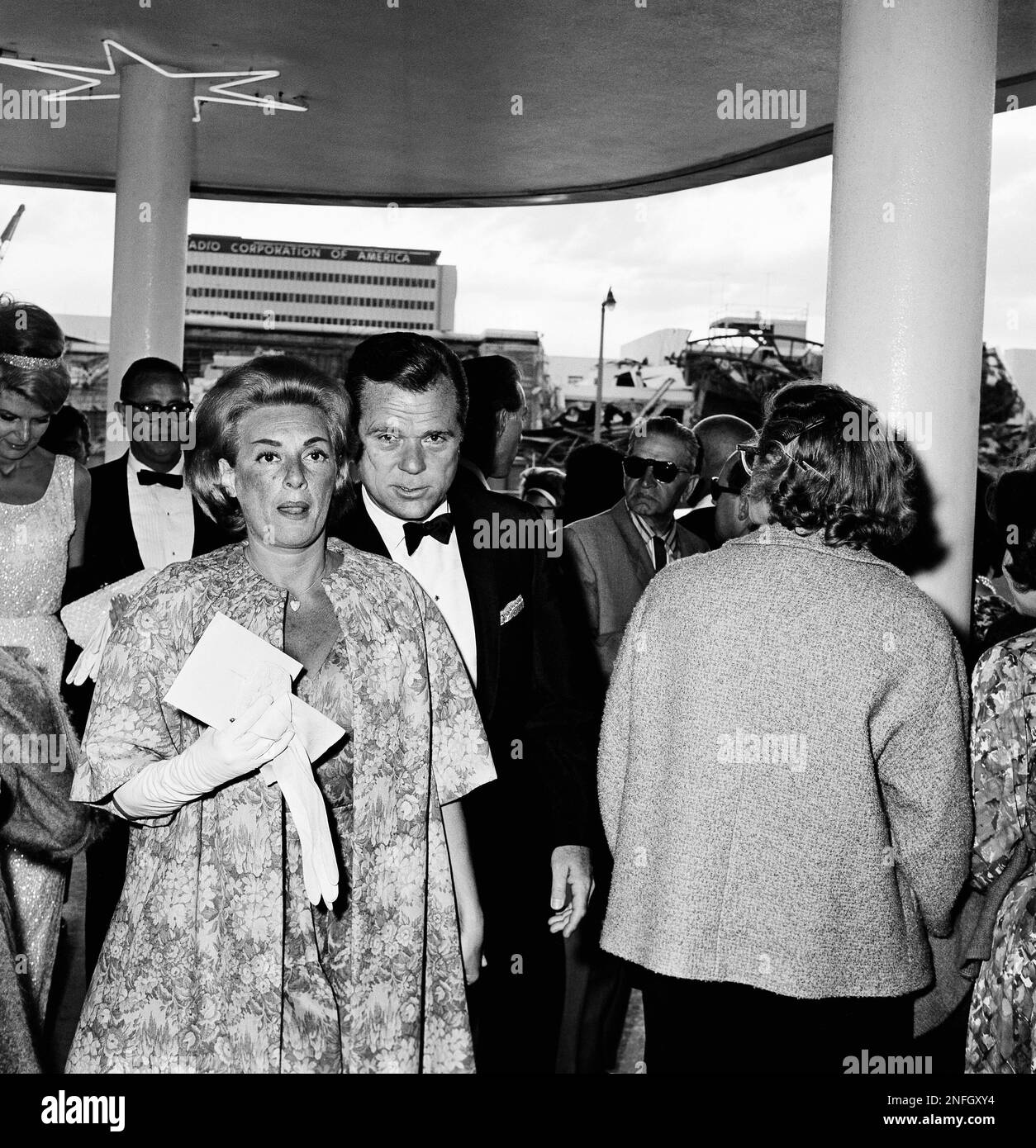 Former child actor Jackie Cooper and his wife Barbara, arrive for the ...