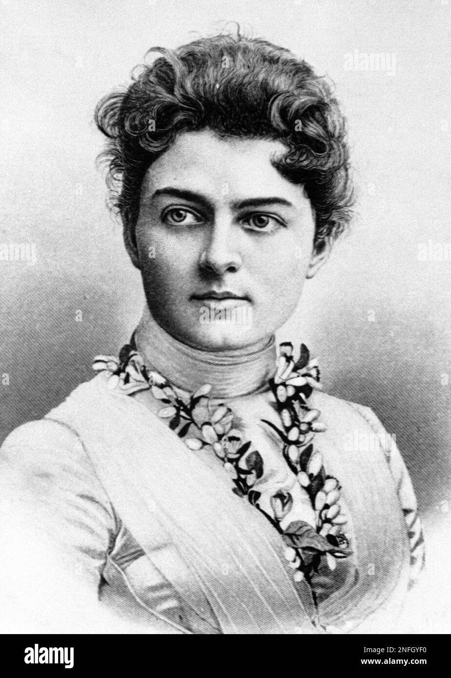 Photo shows former First Lady, Frances Folsom Cleveland, who was ...