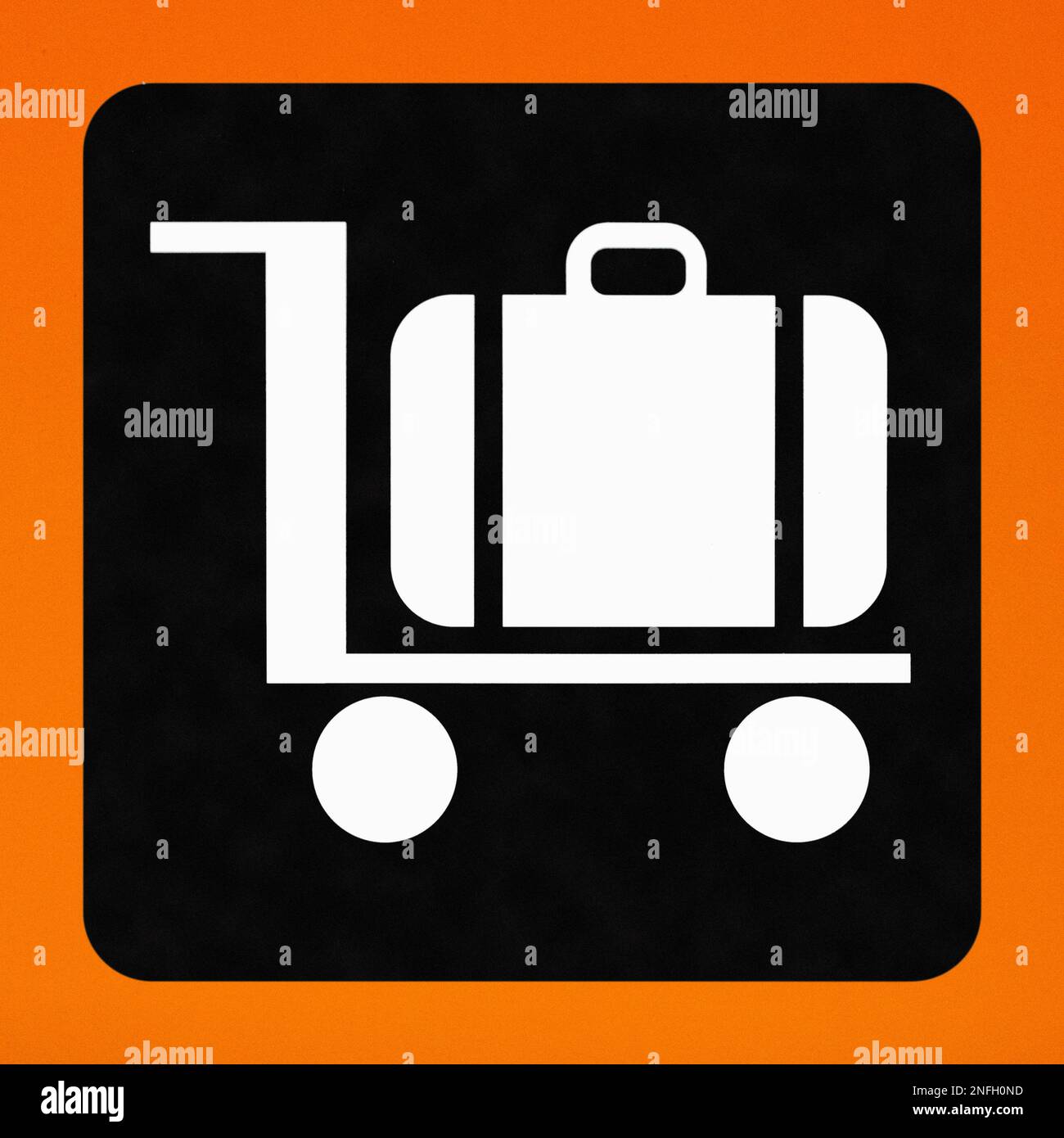 Squared photo of a black and white sign indicating that the direction ...