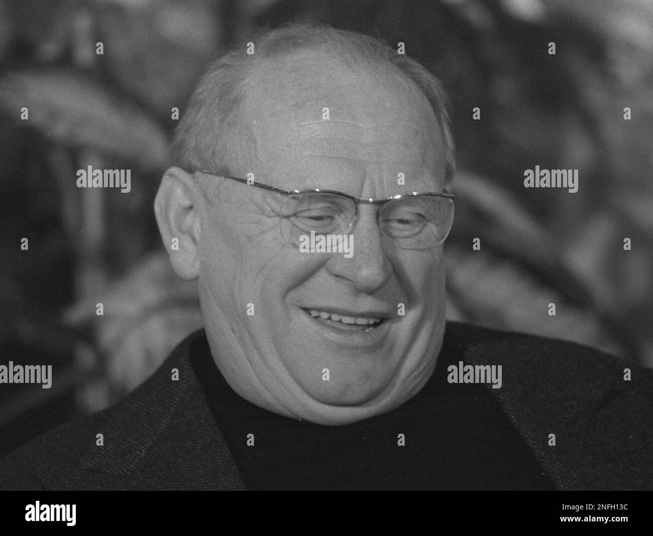 Portrait of West German actor Gert Froebe, pictured in Munich, West ...