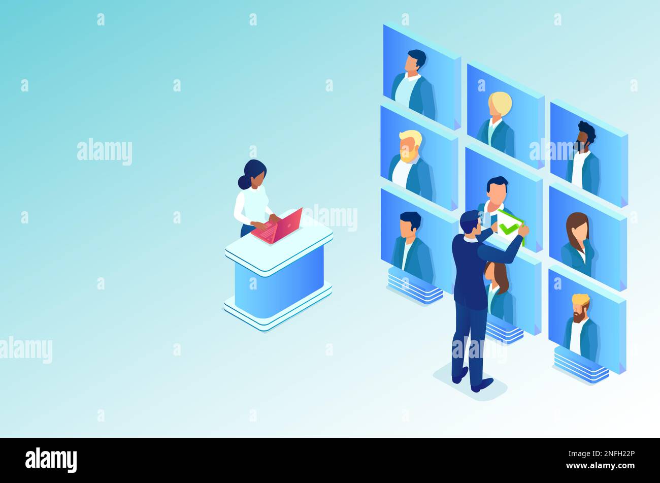 Reviewing process Stock Vector Images - Alamy