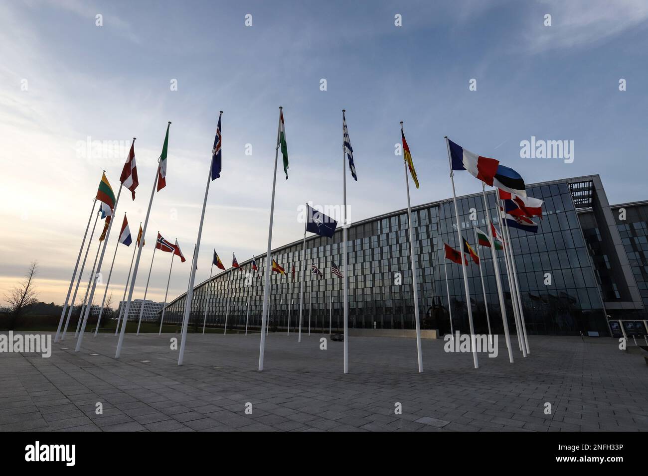 Nato member countries flags hi-res stock photography and images - Alamy