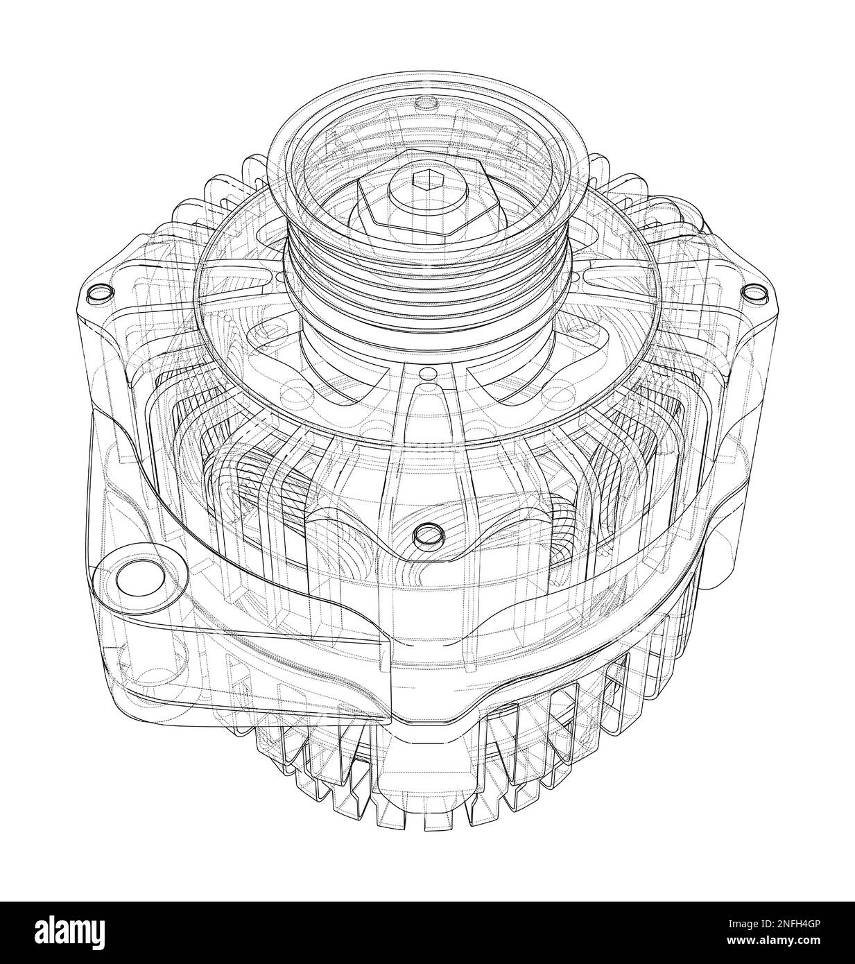 Car alternator icon Black and White Stock Photos & Images - Alamy