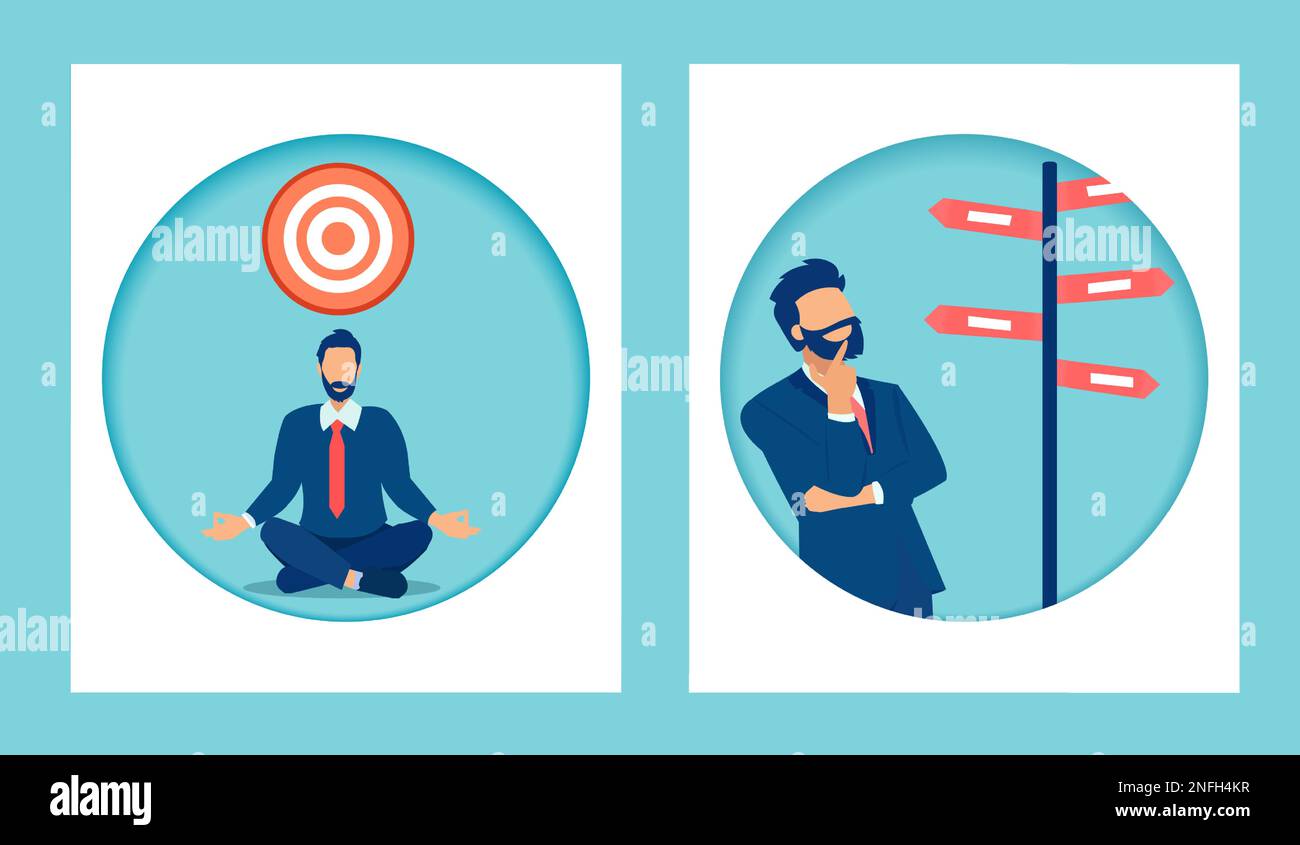 Strategy focused Stock Vector Images - Alamy