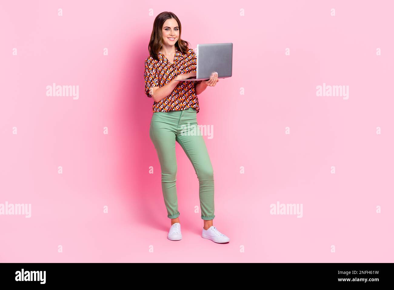 Full body size cadre of youngster pretty it worker woman python ...