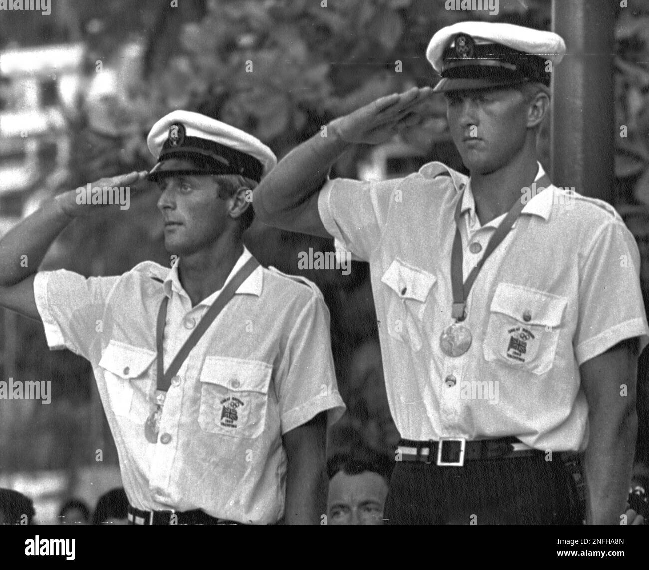 British sailors Rodney Stuart Pattisson, left, and Ian MacDonald Smith ...