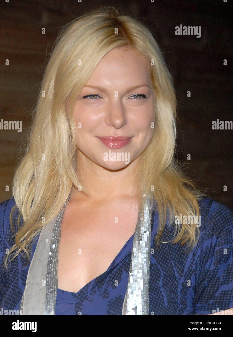 Actress Laura Prepon poses on the press line at the Apple Lounge grand ...