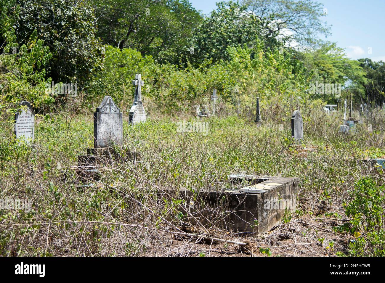 Rising sea levels due to climate change is causing graves to be damaged ...