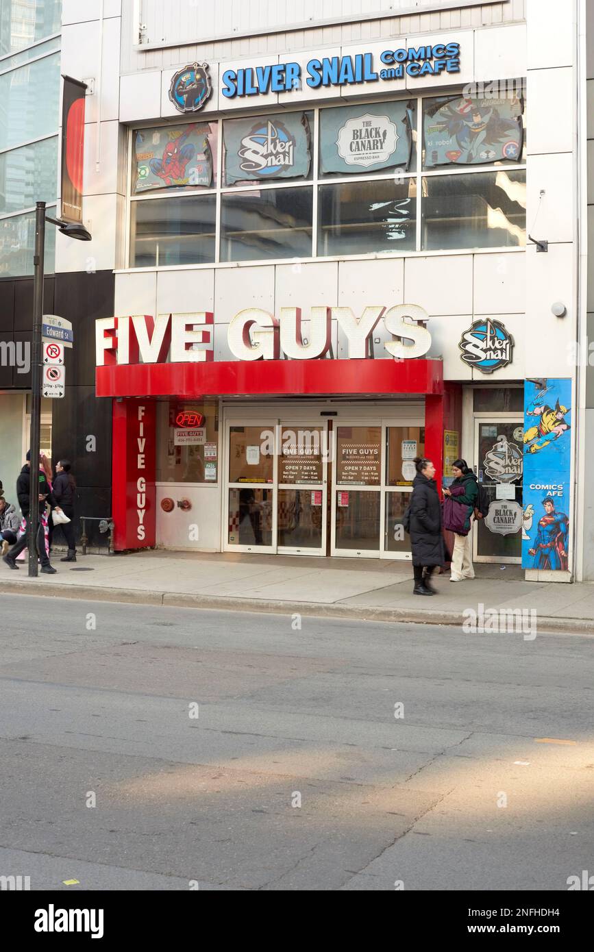 Toronto five guys hi-res stock photography and images - Alamy