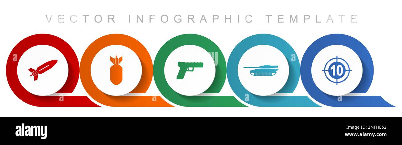 War icon set, miscellaneous icons such as missle, bomb, gun, tank and ...