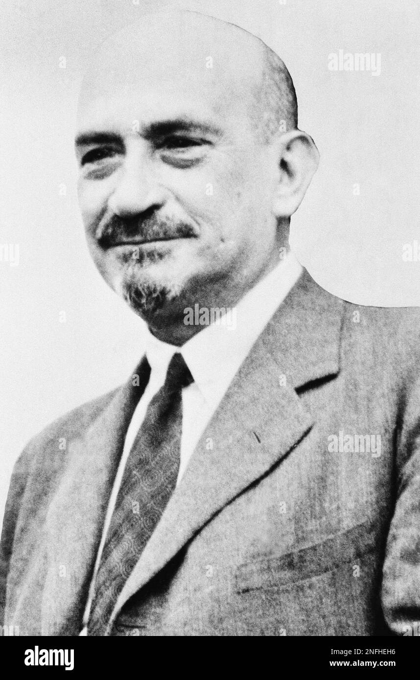 Dr. Chaim Weizmann, president of the Jewish agency for Palestine, Jan ...