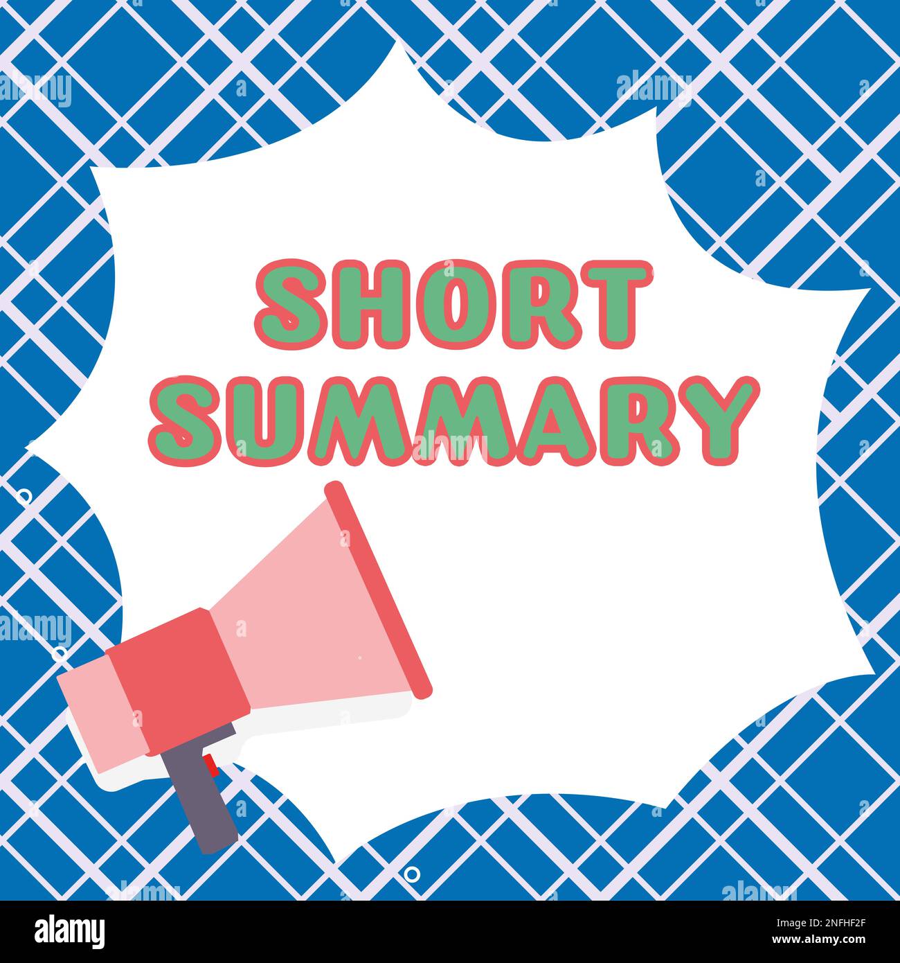 Hand writing sign Short Summary. Word Written on Brief statement of ...