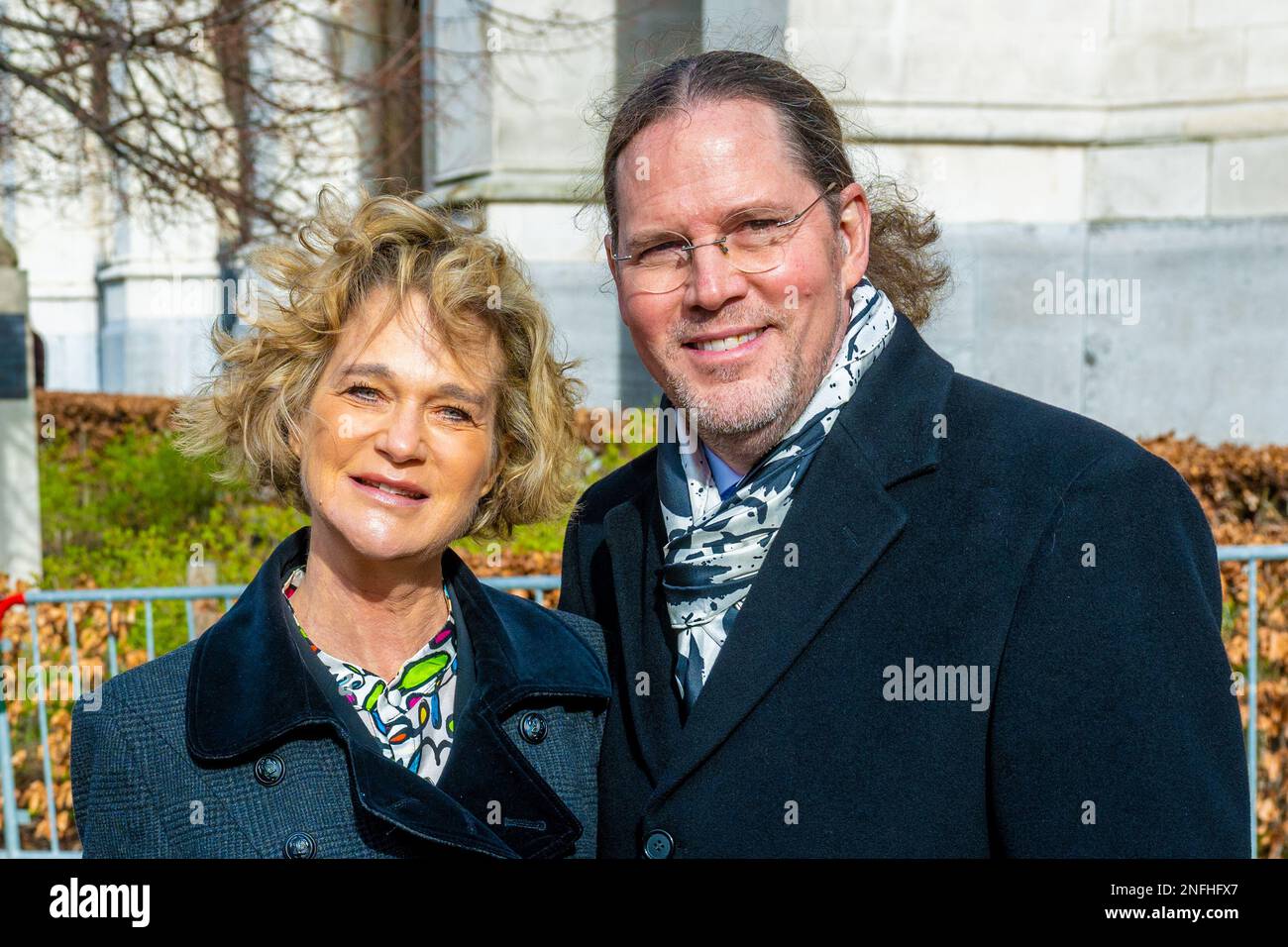 Princess Delphine and her husband James O’hare during the annual Eucharistic celebration in ...