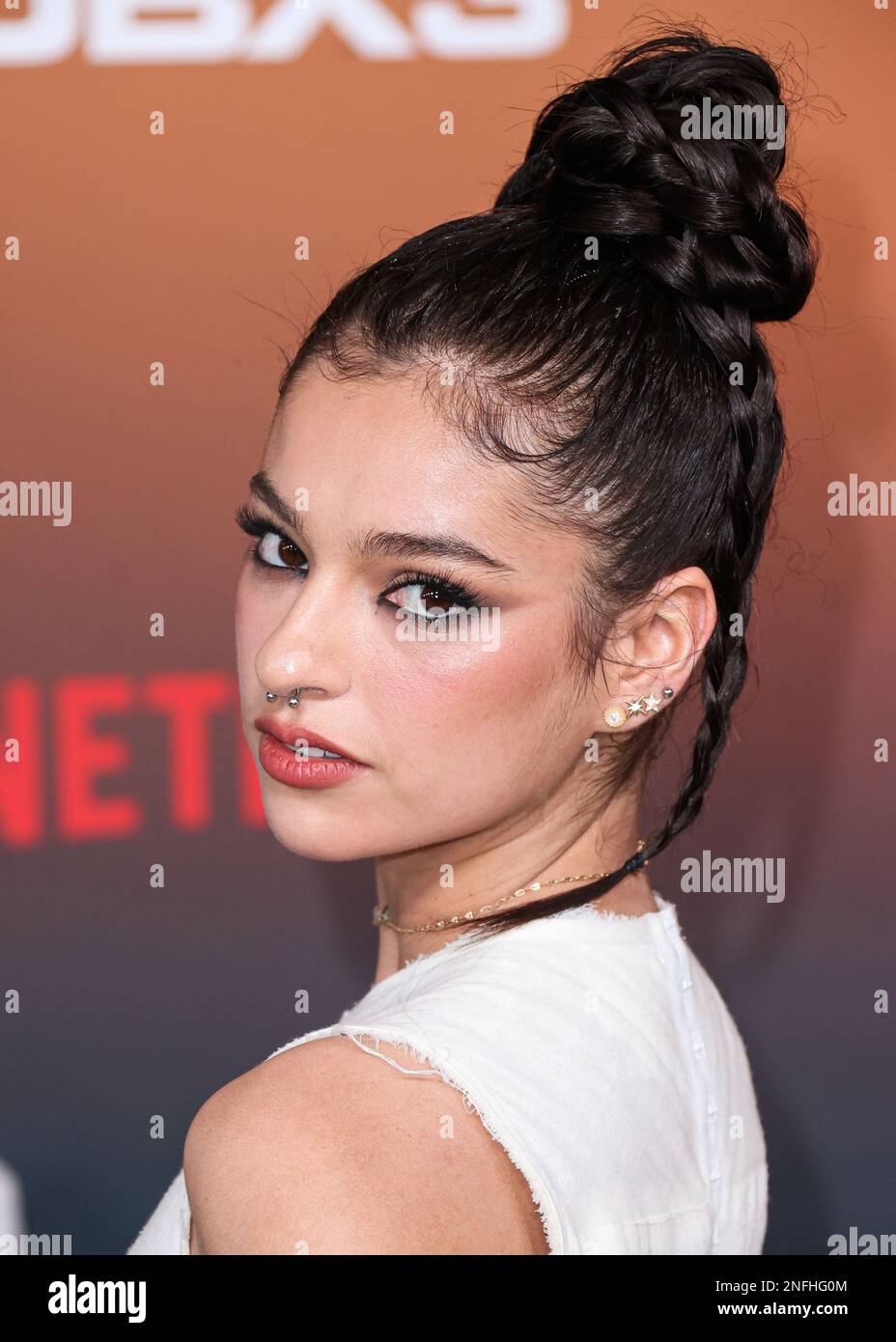 WESTWOOD, LOS ANGELES, CALIFORNIA, USA - FEBRUARY 16: American actress ...