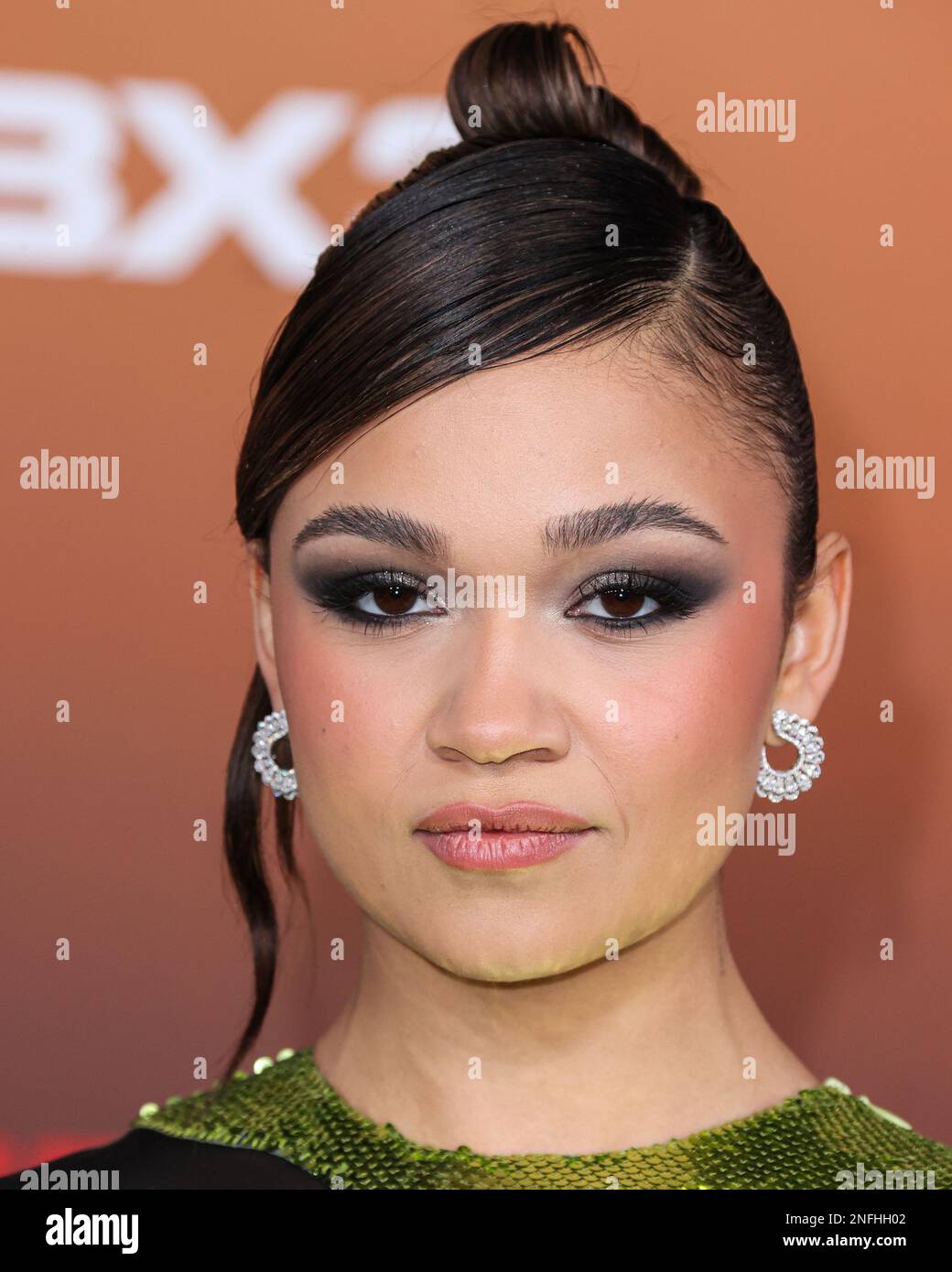 WESTWOOD, LOS ANGELES, CALIFORNIA, USA - FEBRUARY 16: American actress ...