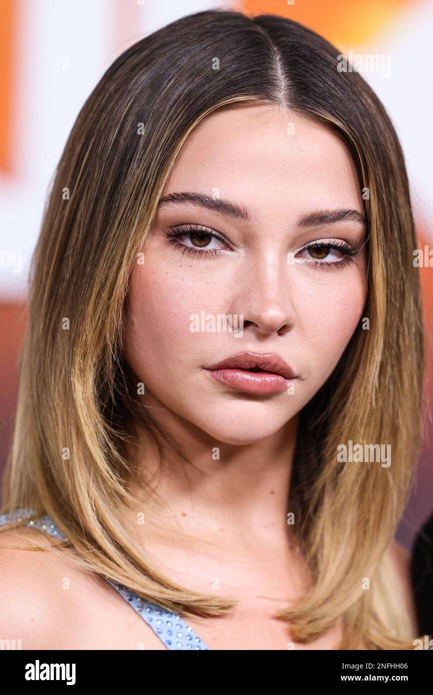 WESTWOOD, LOS ANGELES, CALIFORNIA, USA - FEBRUARY 16: American actress ...