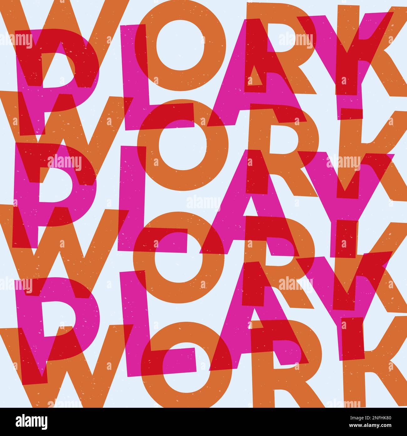 Colorful geometric shape background in trendy riso graph print texture ...