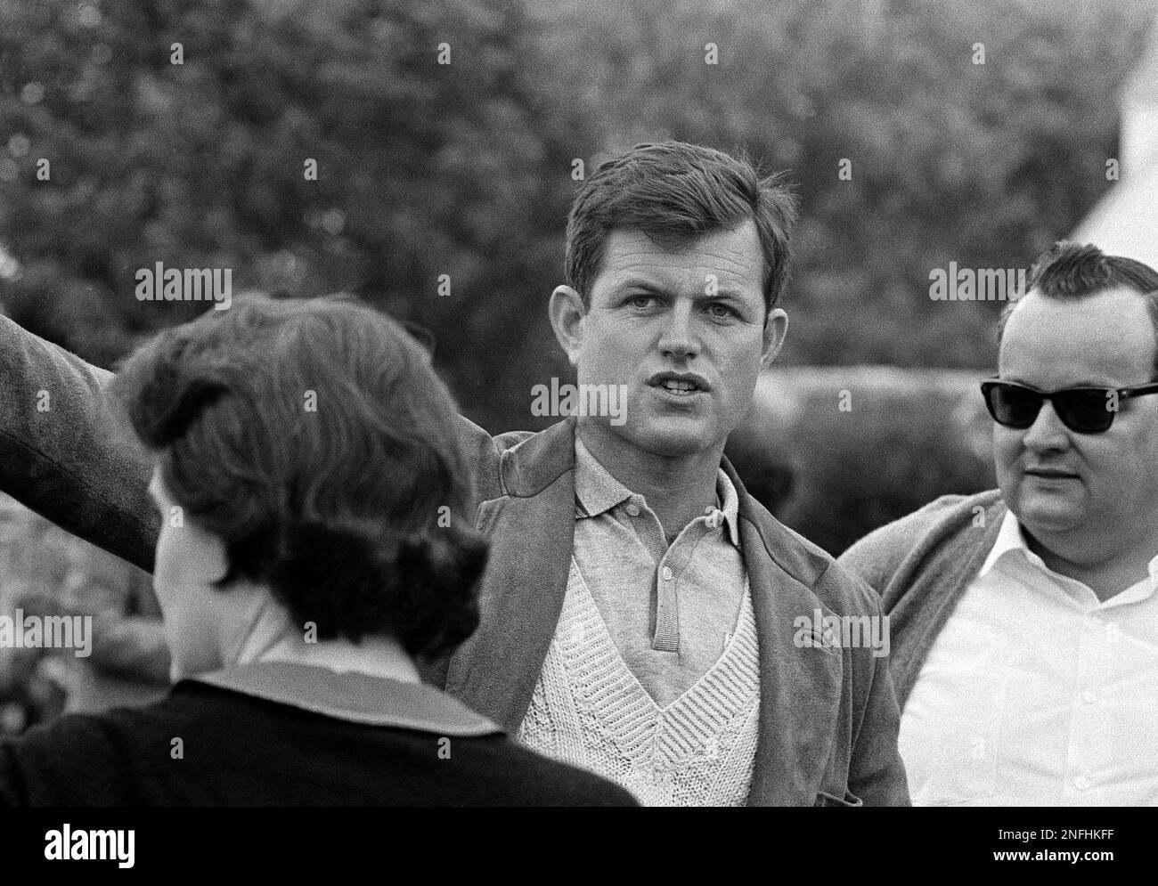 Edward Ted Kennedy as appeared during a party at the Kennedy Compound ...
