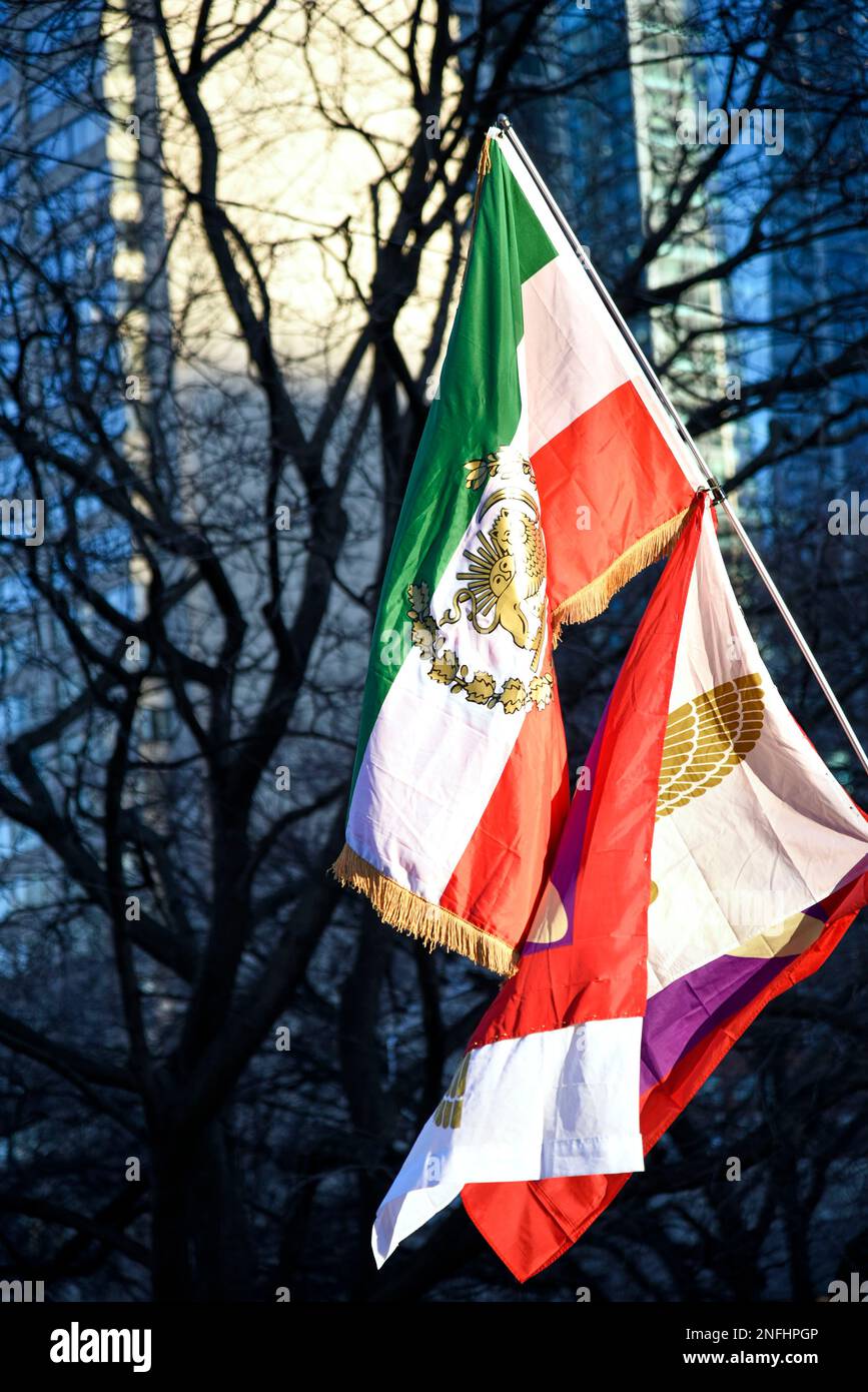 Flags on a pole hi-res stock photography and images - Alamy