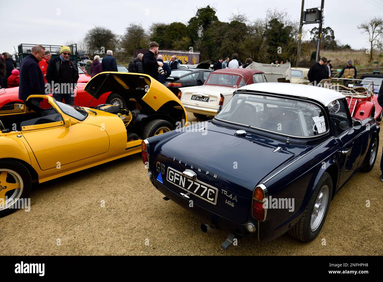 Triumph TR4a and Ginette Sports Car parked in a Static Display at Hook ...