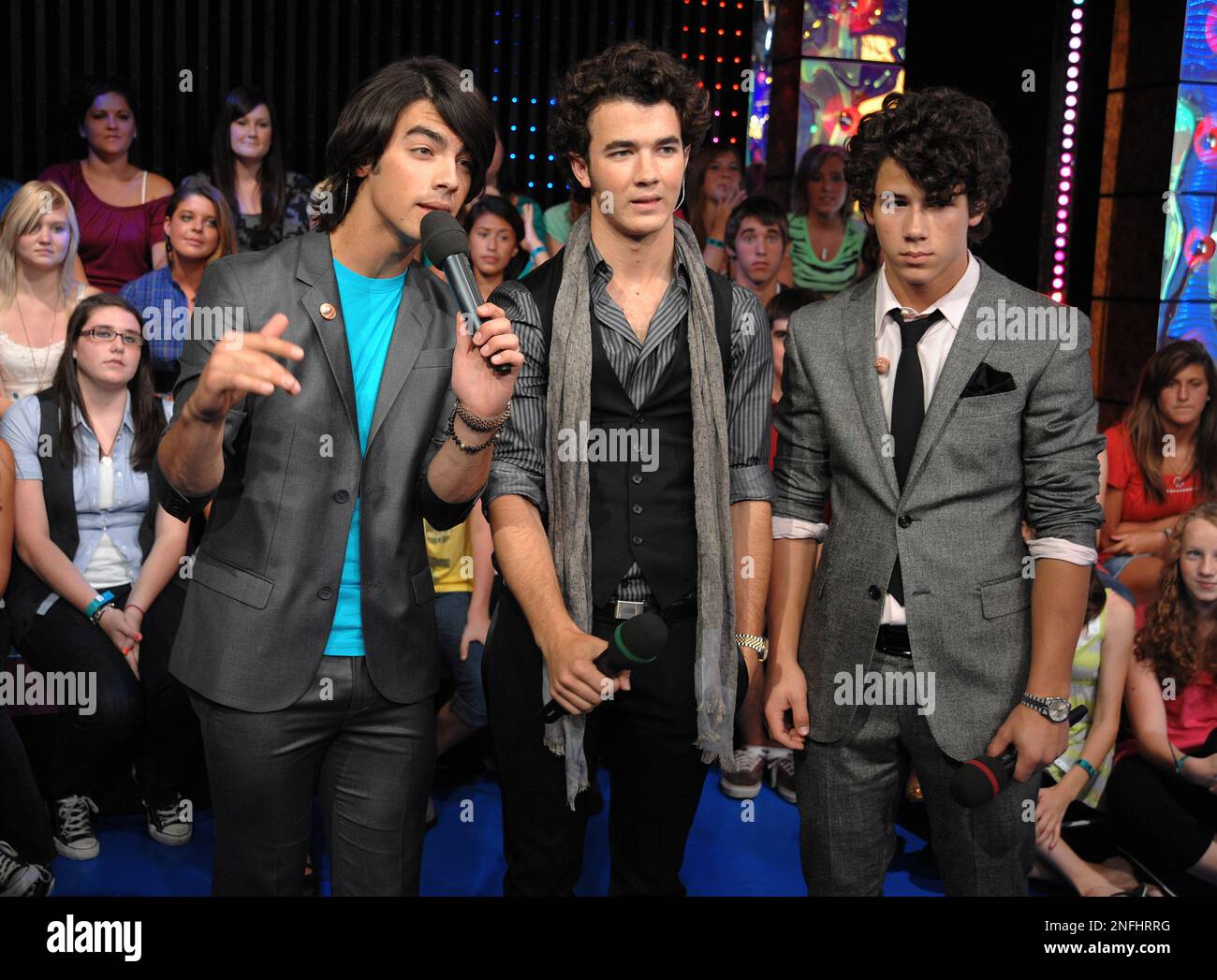 From left, musician's Joe Jonas, Kevin Jonas and Nick Jonas of the ...