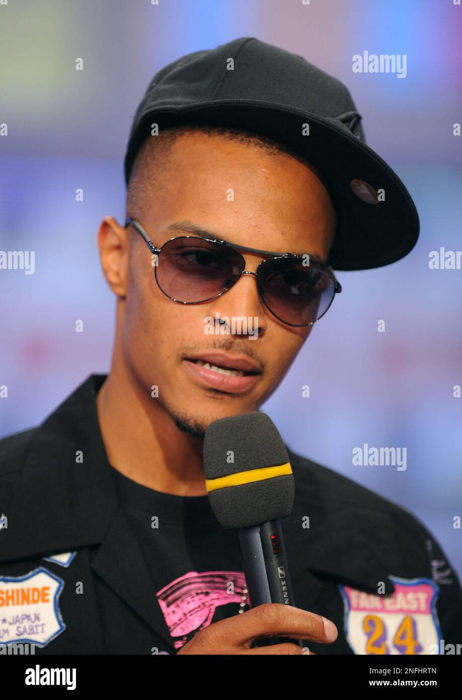 Rapper T.I. makes an appearance at MTV Studio's in Times Square for MTV ...
