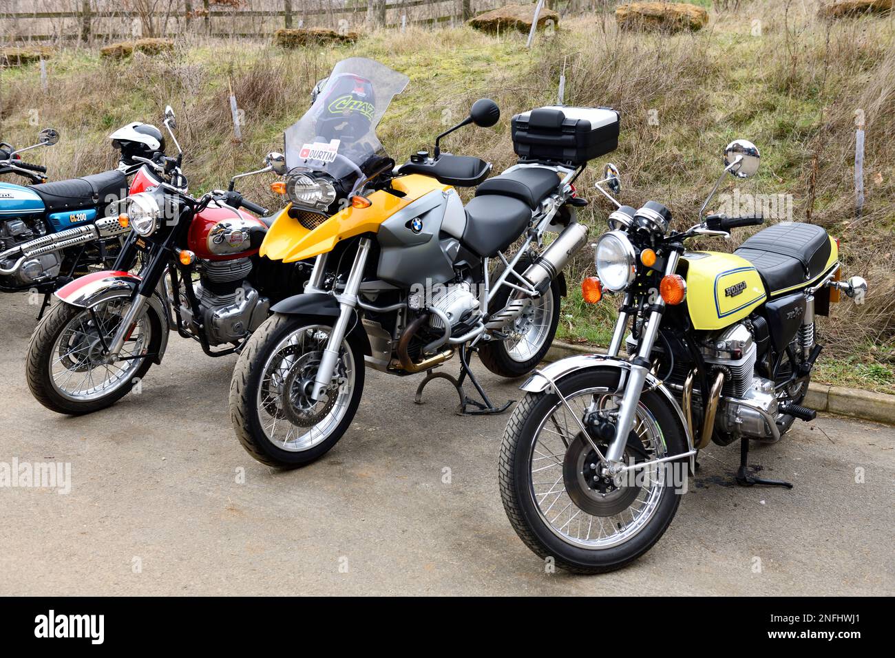 Motorcycle Static Display at Hook Norton Brewery Oxfordshire Feb 2023 ...
