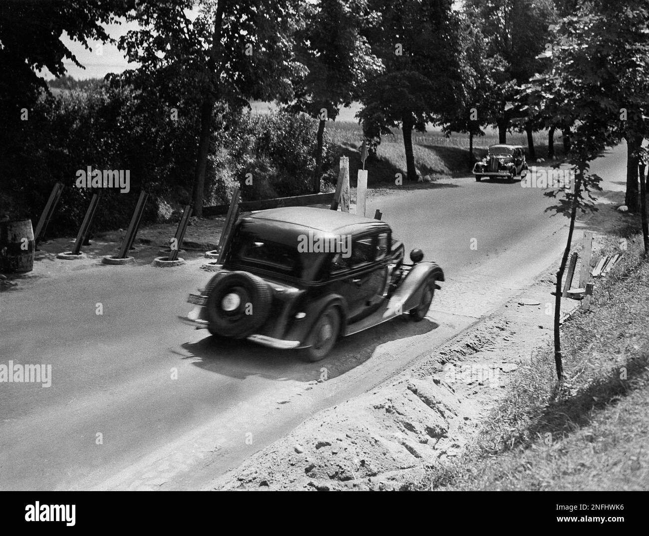 Tense conditions along the Polish border on the road from Gdynia to ...