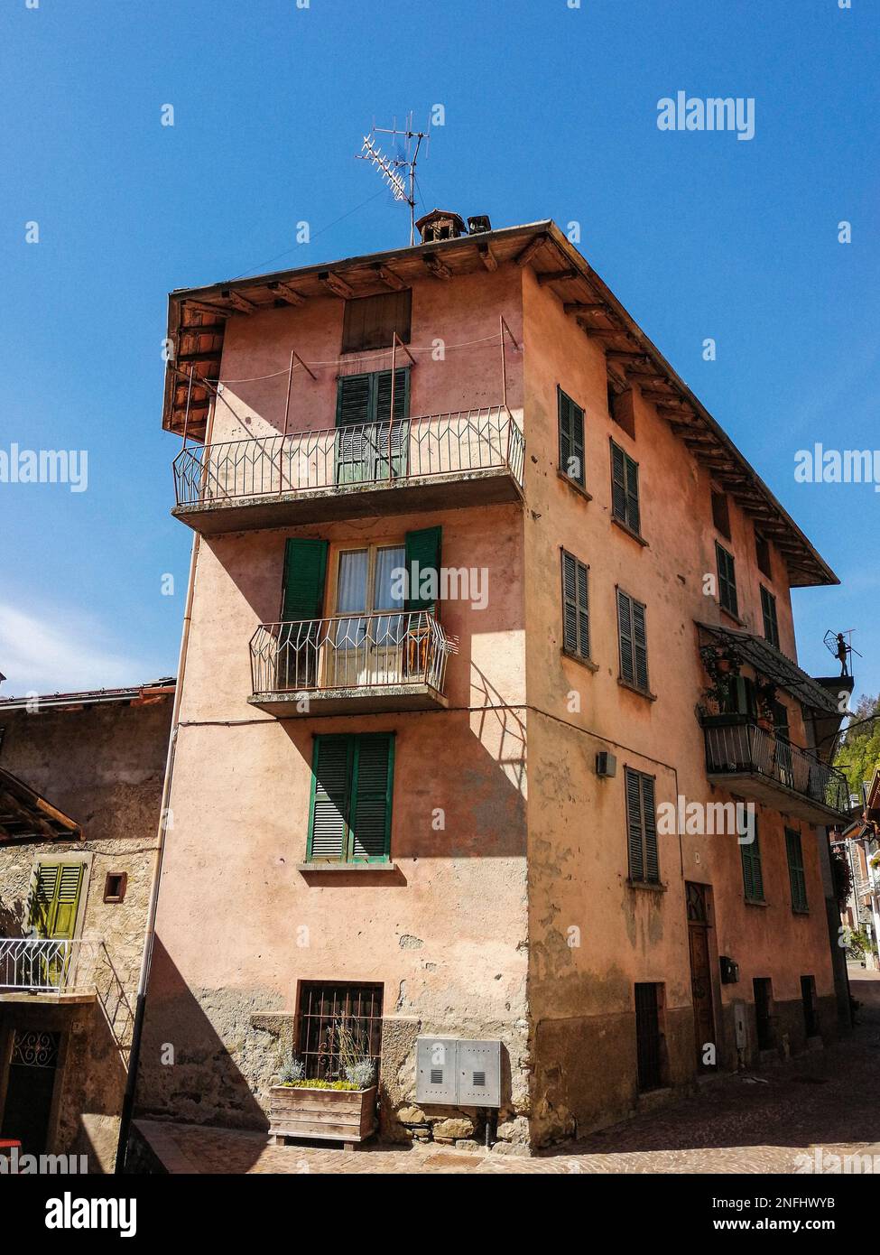 Italy, Val di Scalve, Azzone Stock Photo - Alamy