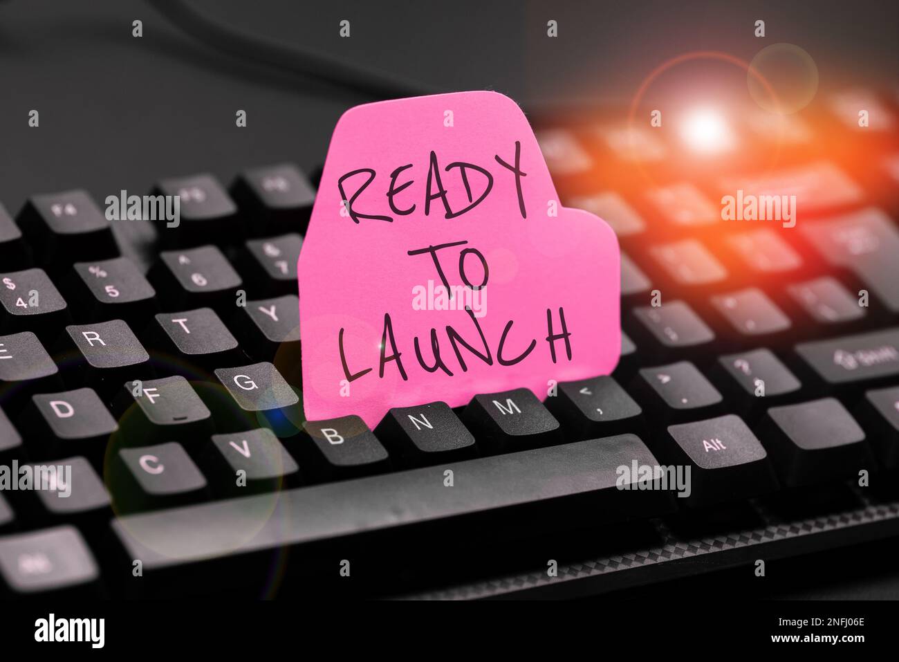 Conceptual display Ready To Launch, Internet Concept an event to ...