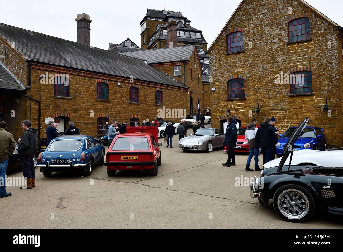 Chevrolet Chevelle SS 454 Car leaving Hook Norton Brewery England uk.12 ...