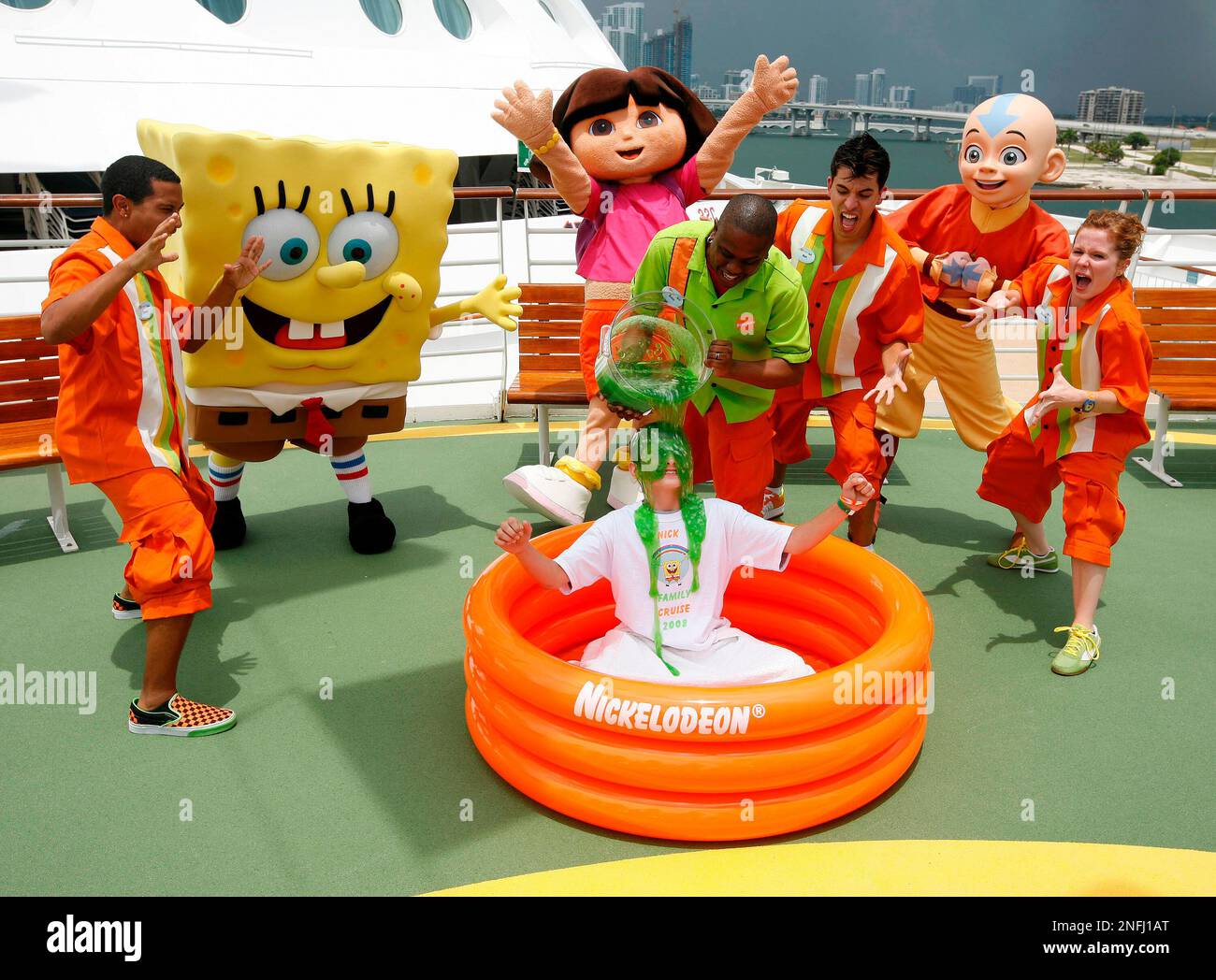 Nicholas Petrone, a member of the first family to book the first-ever ...