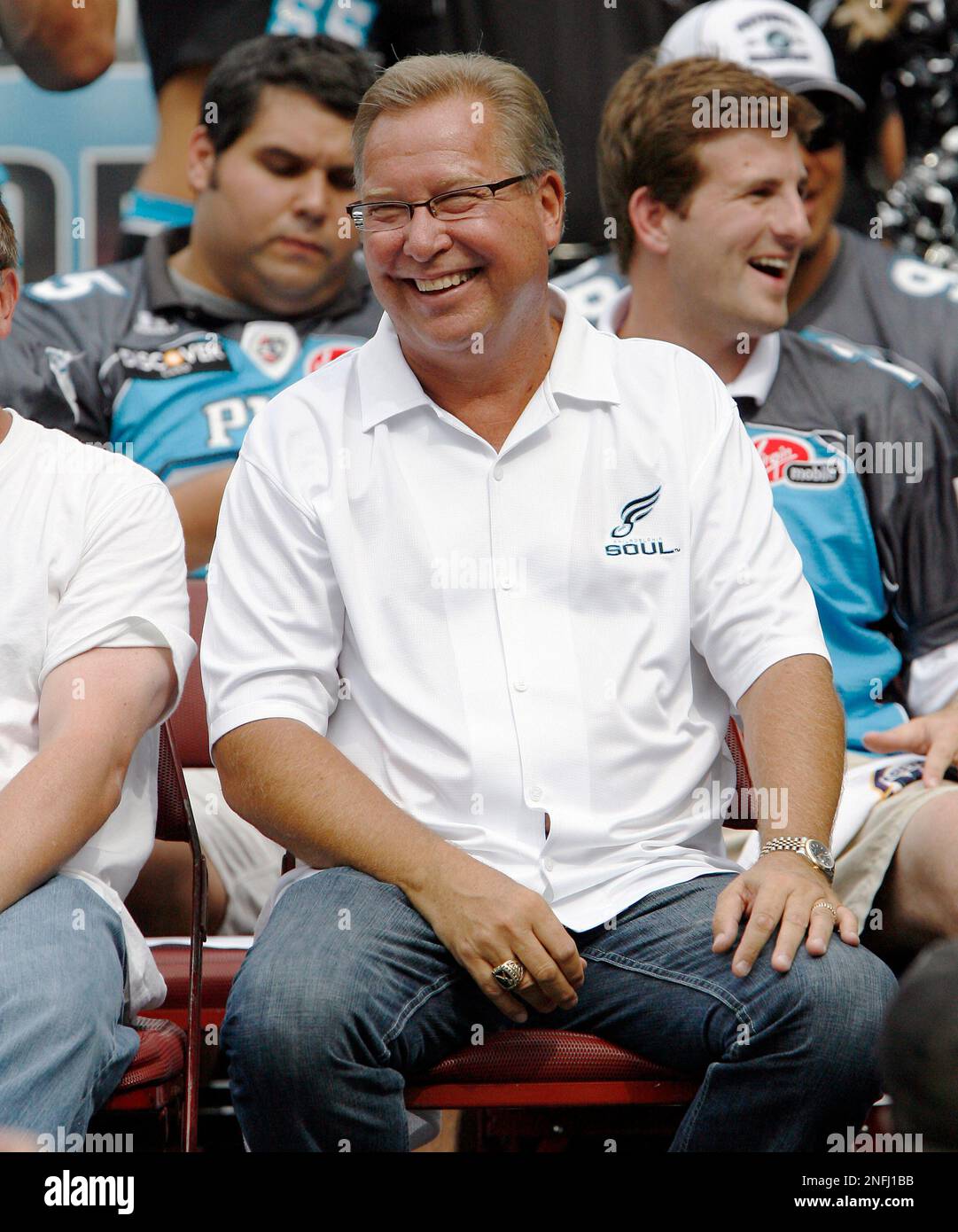 Former Philadelphia Eagles quarterback Ron Jaworski, a minority owner ...