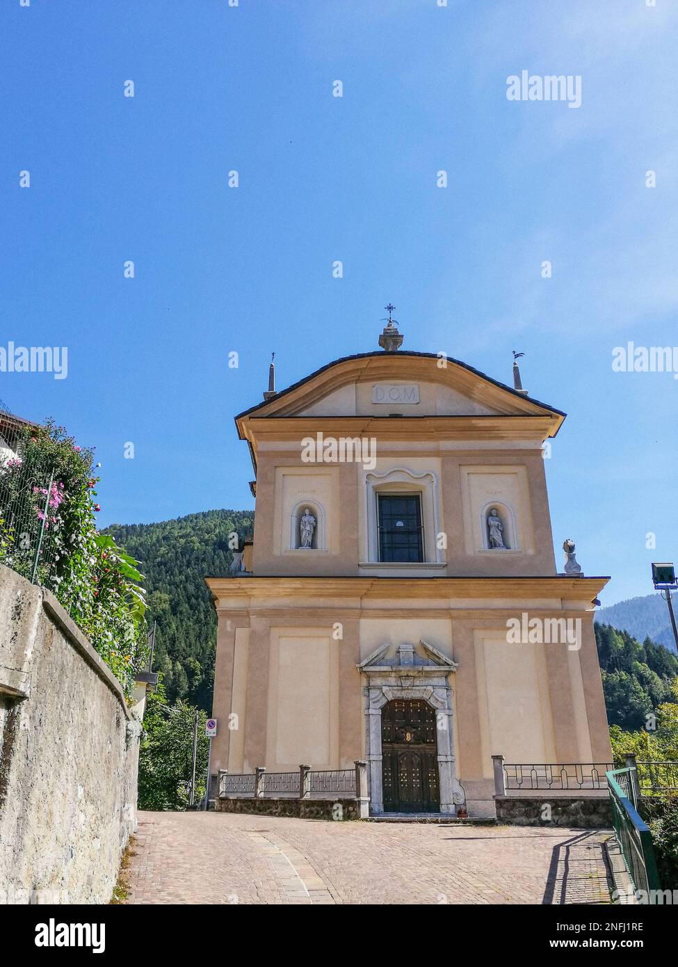 Italy, Val di Scalve, Azzone, church Stock Photo - Alamy