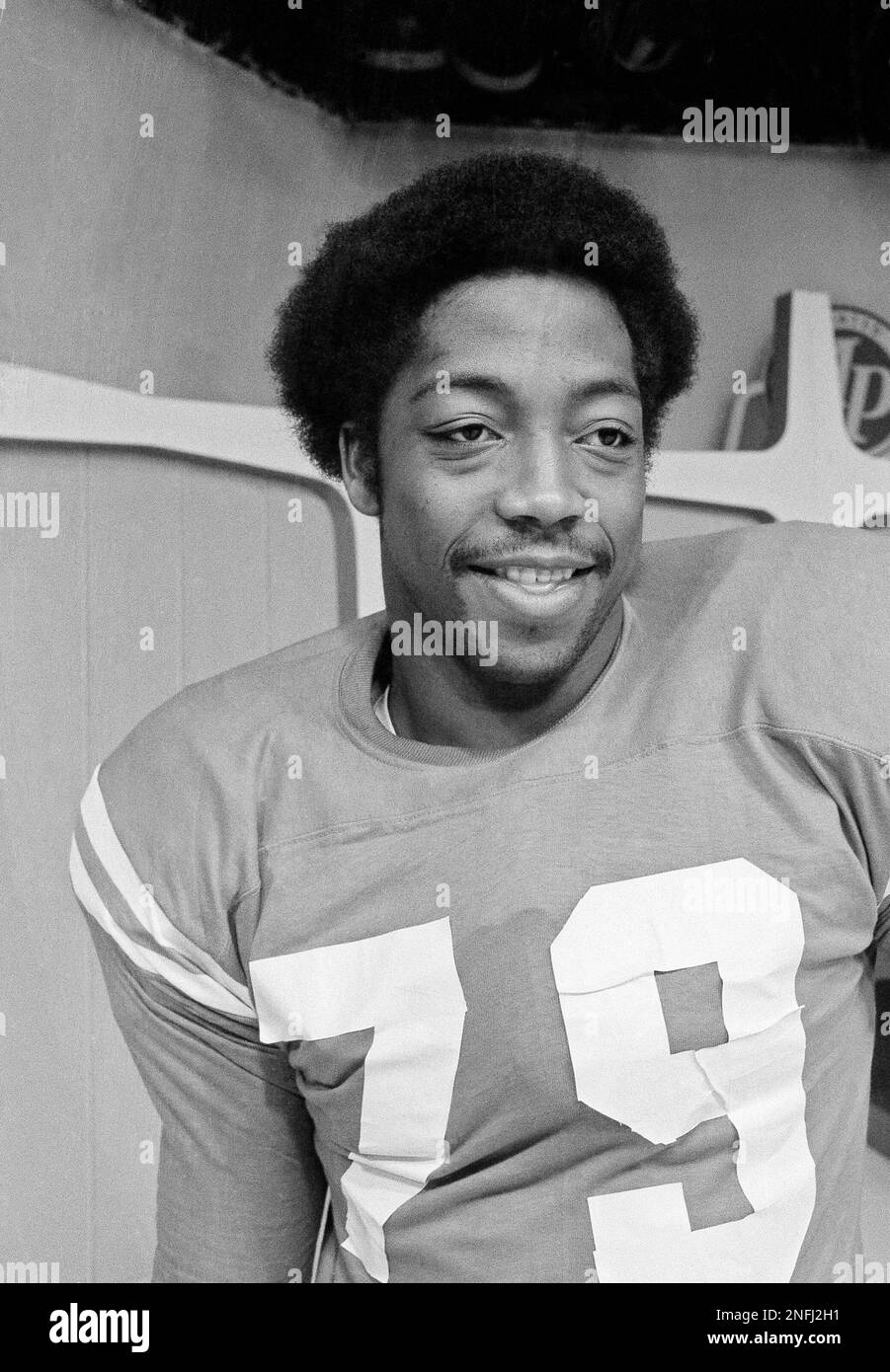 Nebraska's Rich Glover is seen in New York, Oct. 30, 1971. (AP Photo ...