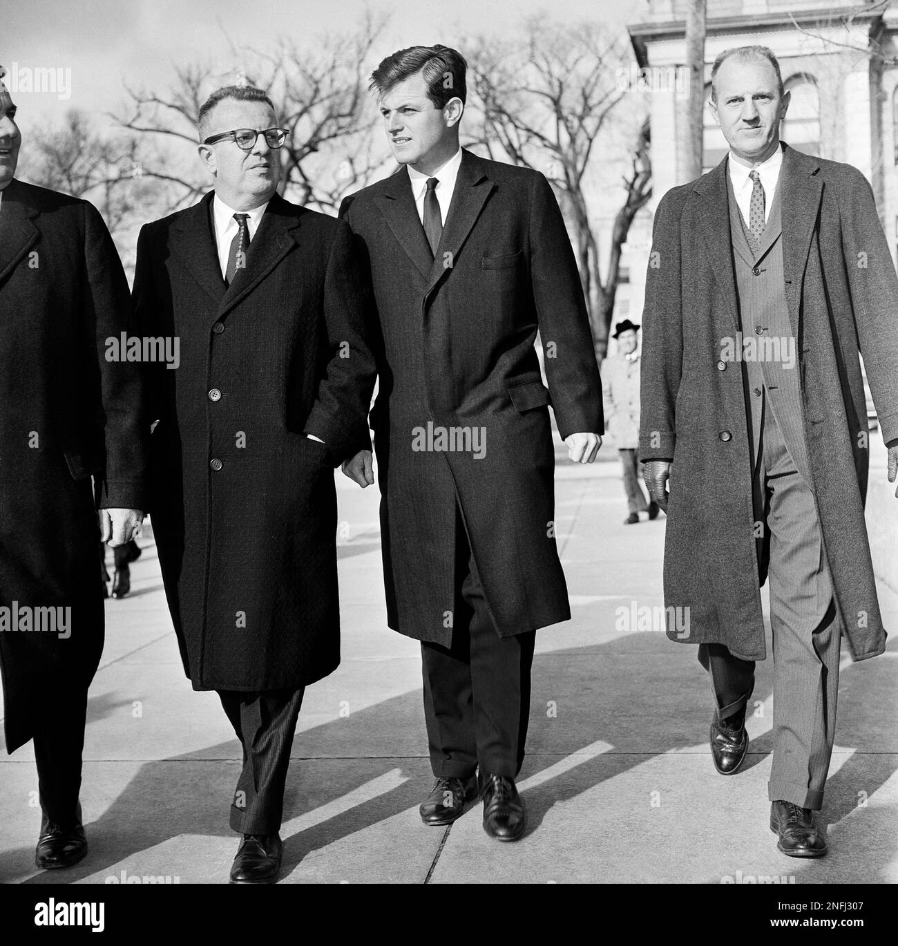 Edward M. (Ted) Kennedy, brother of the president, arrives on Nov. 29 ...