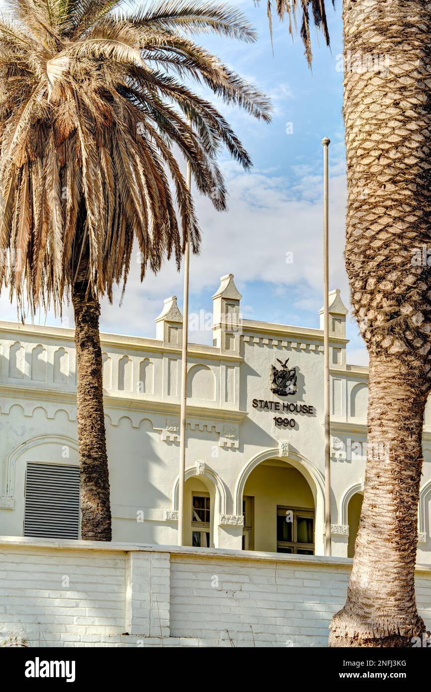 Swakopmund landmarks, Namibia Stock Photo - Alamy