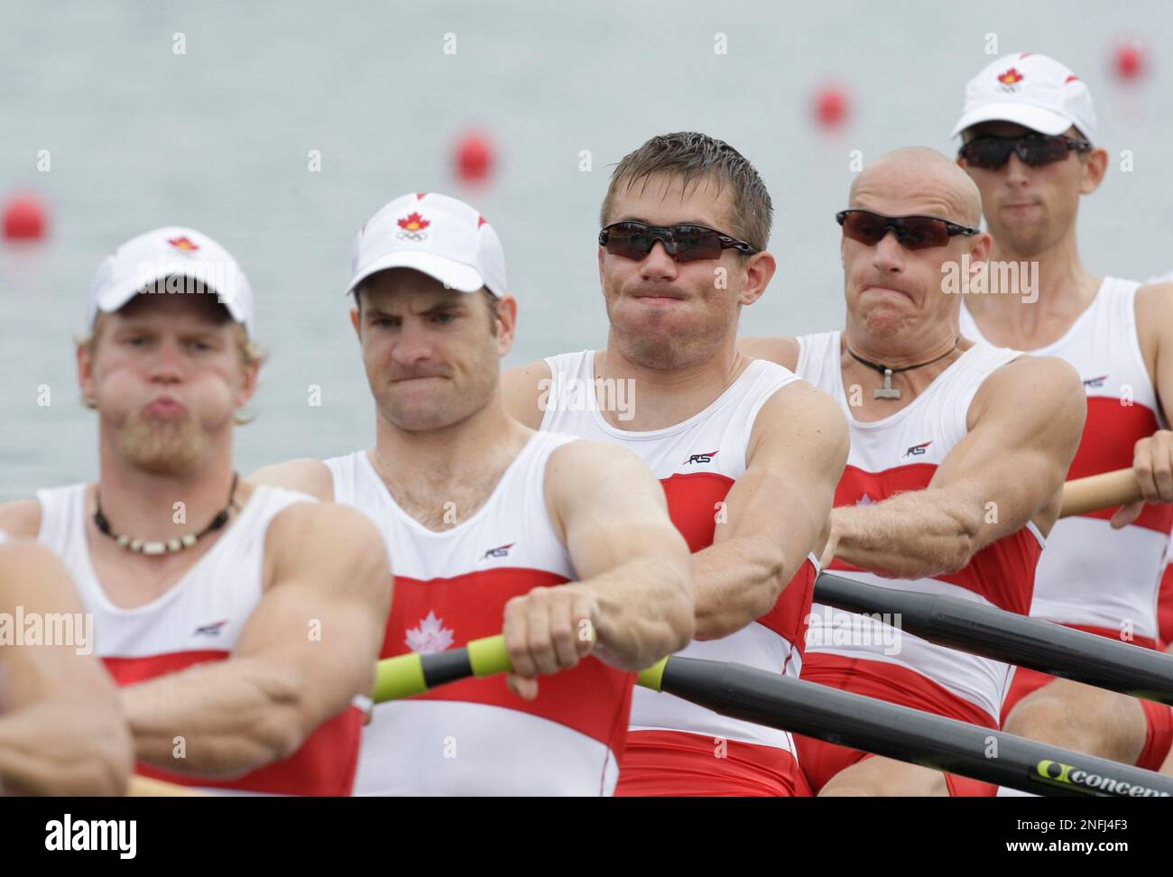 Canada’s Men's Eight members, Adam Kreek, Dominic Seiterle, Malcom ...