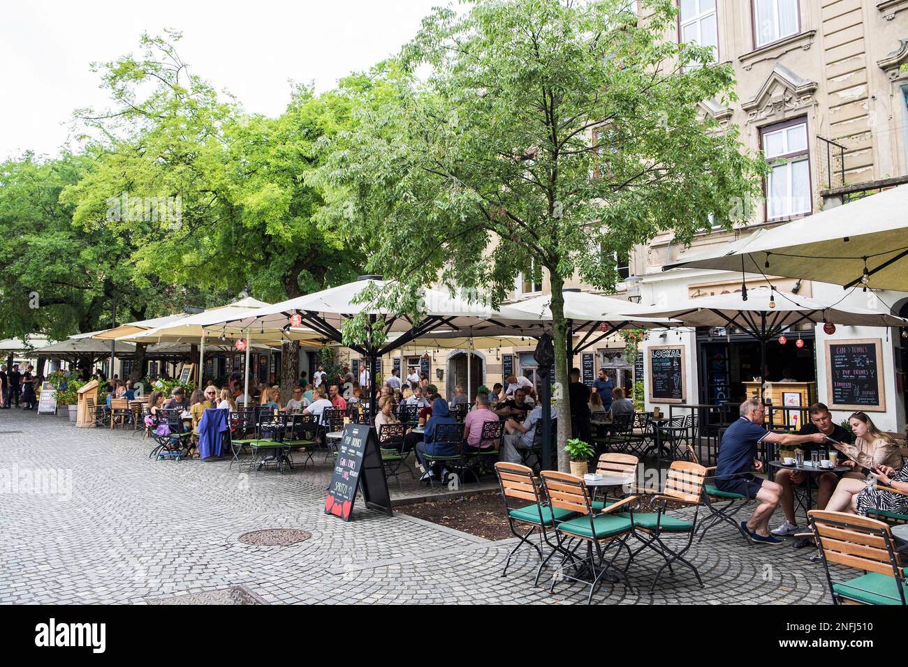 Slovenia. Ljubljana. daily life Stock Photo - Alamy