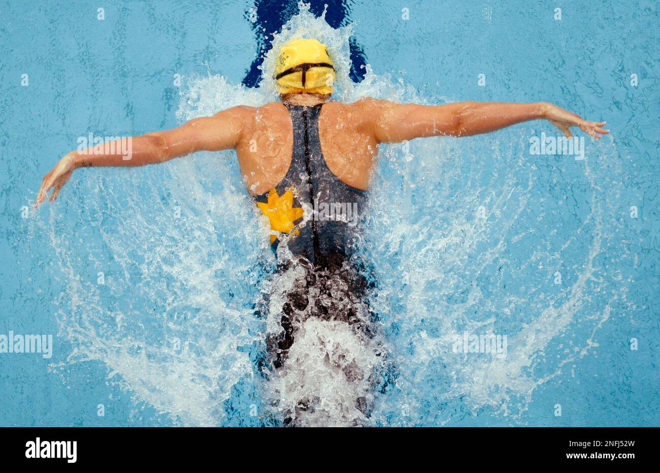 Australia's Lisbeth Trickett swims to the gold in the women's 100-meter ...