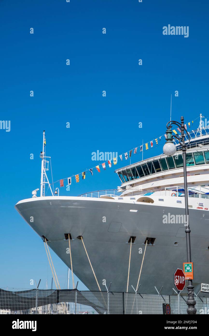 Italy. Friuli Venezia Giulia. Trieste. Seaport. Costa Luminosa cruise ...