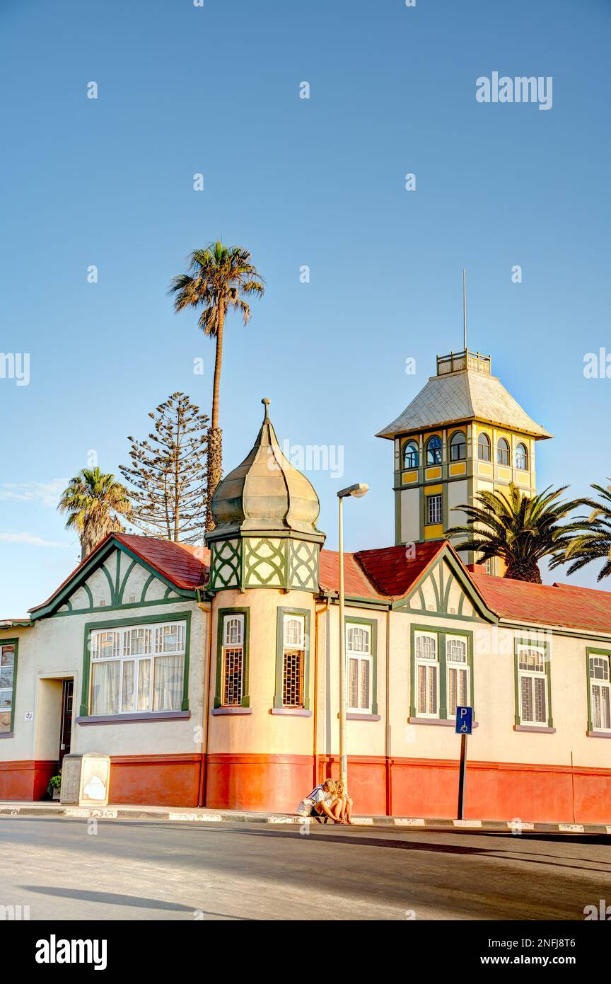 Swakopmund landmarks, Namibia Stock Photo - Alamy