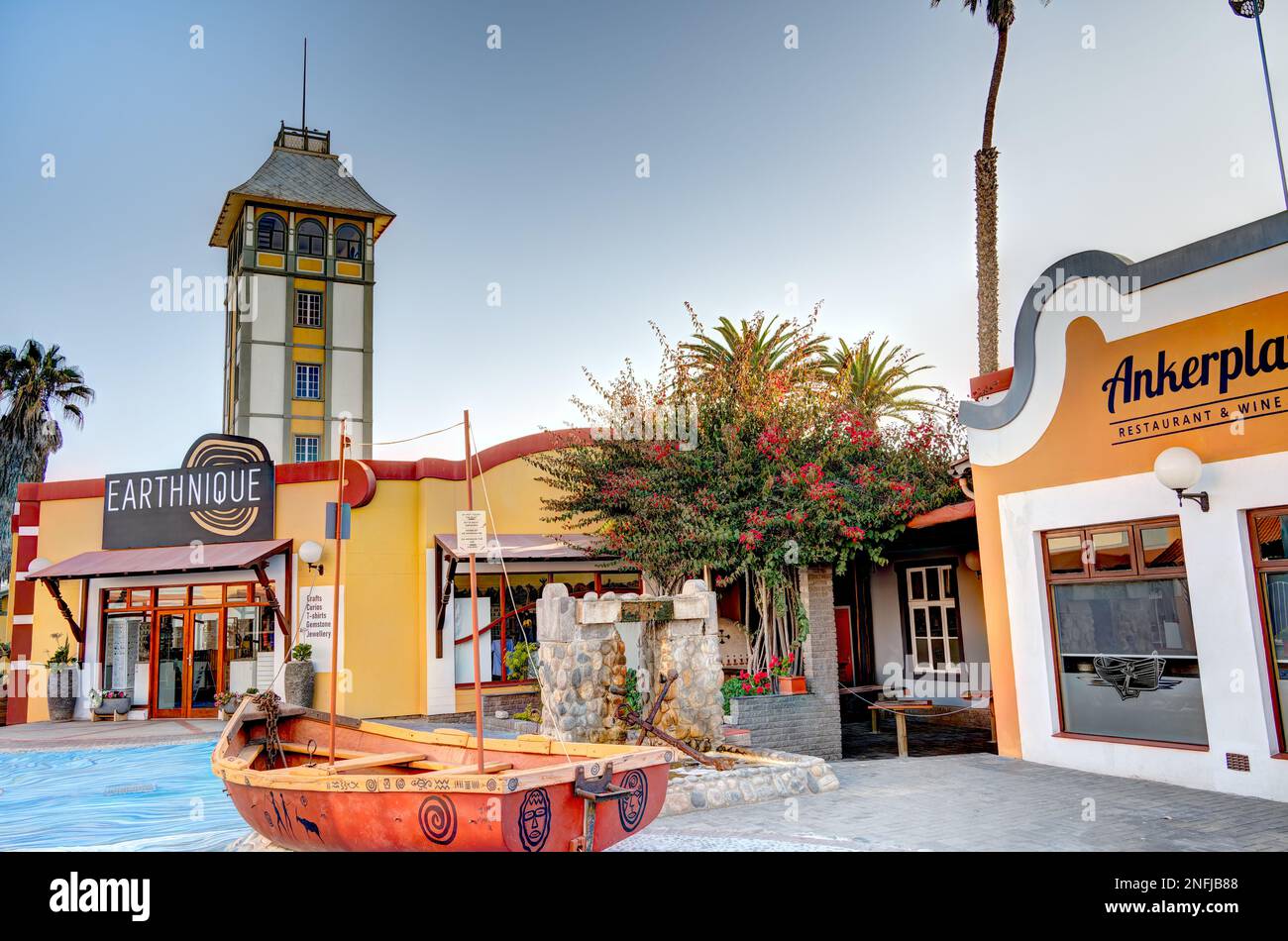 Swakopmund landmarks, Namibia Stock Photo - Alamy